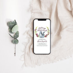 Getting Meowied Bridal Shower Invitation | Zazzle