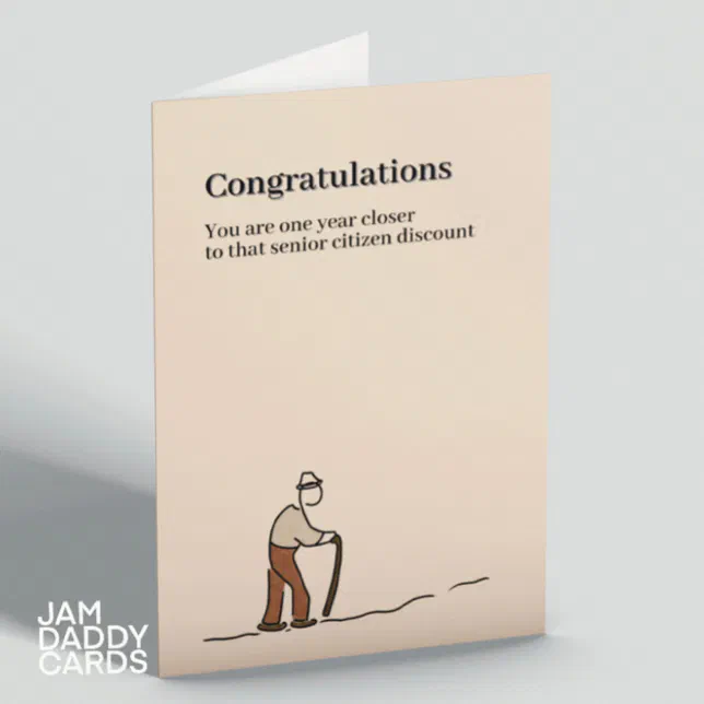Getting Old Birthday Card | Zazzle