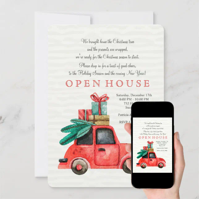 Getting Ready Christmas Invitation | Zazzle