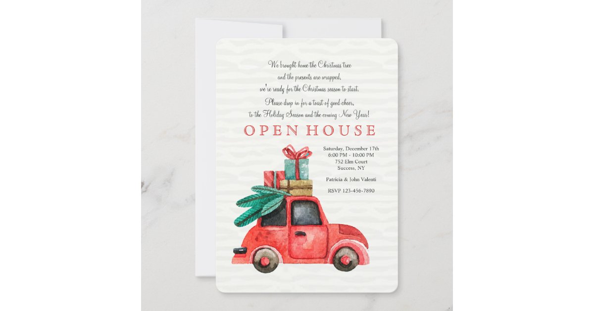 Getting Ready Christmas Invitation | Zazzle