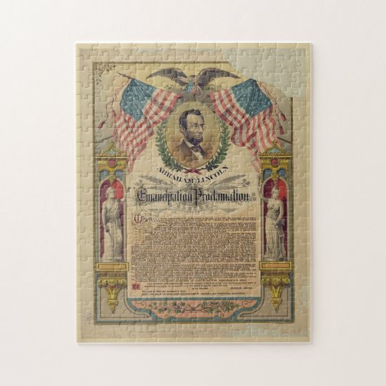 Gettysburg Address Abraham Lincoln Puzzle | Zazzle.com