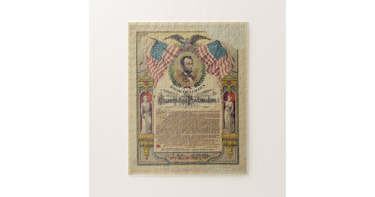 Gettysburg Address Abraham Lincoln Puzzle | Zazzle