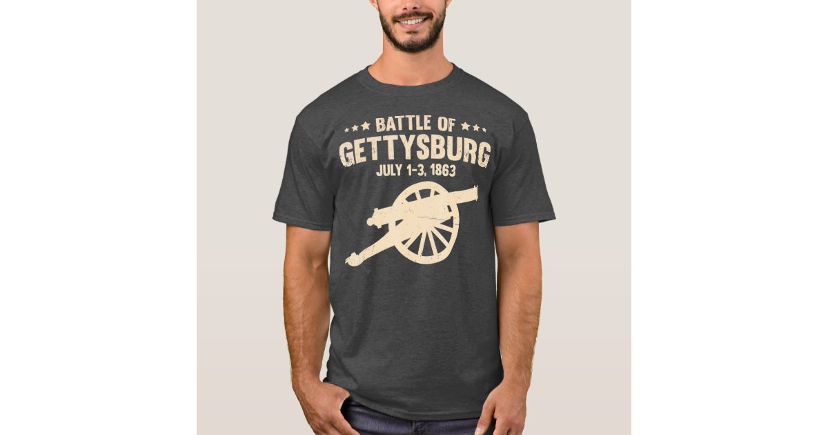 Gettysburg Civil War Battle T-Shirt | Zazzle