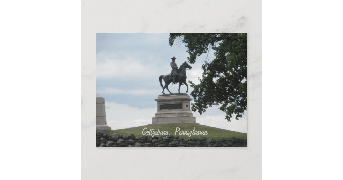 Gettysburg Postcard | Zazzle