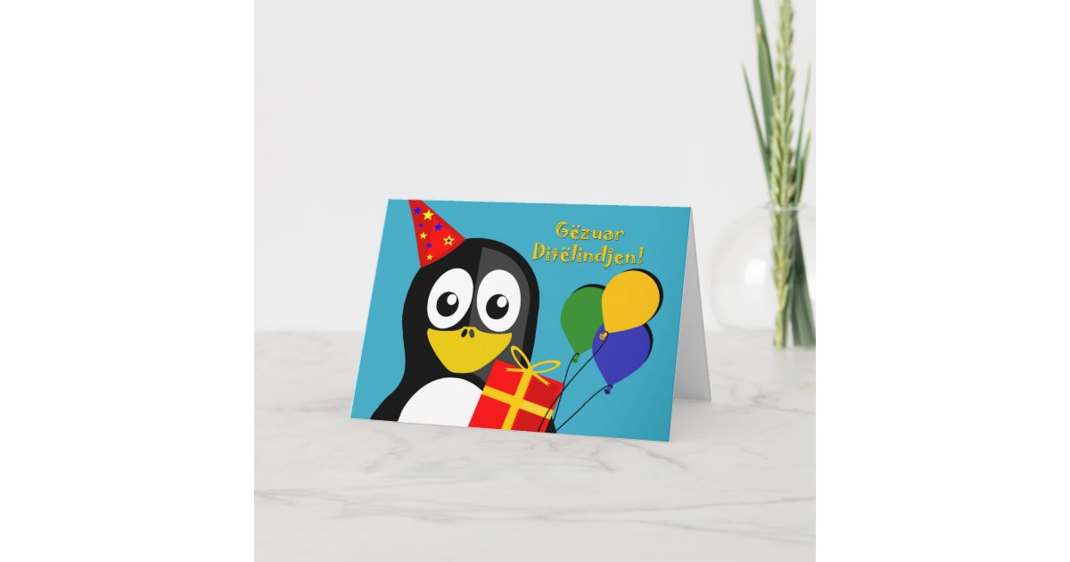 Gëzuar ditëlindjen, Happy Birthday in Albanian Card | Zazzle.com