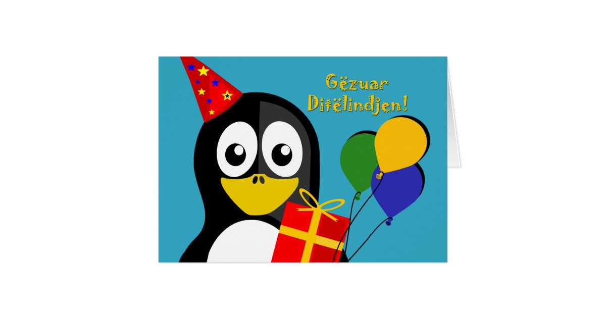 Gëzuar ditëlindjen, Happy Birthday in Albanian Card | Zazzle.com