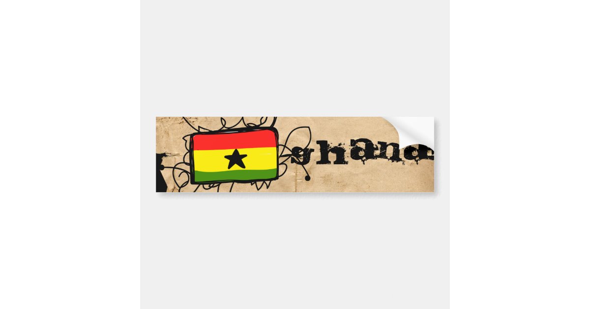 Ghana Bumper Sticker | Zazzle