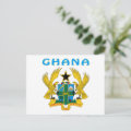 Ghana Coat Of Arms Postcard | Zazzle