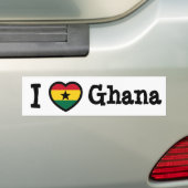 Ghana Flag Bumper Sticker | Zazzle