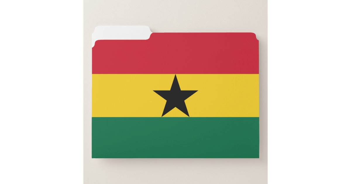 Ghana flag File Folders | Zazzle