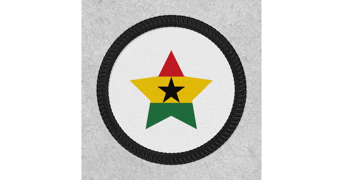 Ghana Flag Patch | Zazzle