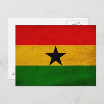 Ghana Flag Postcard | Zazzle