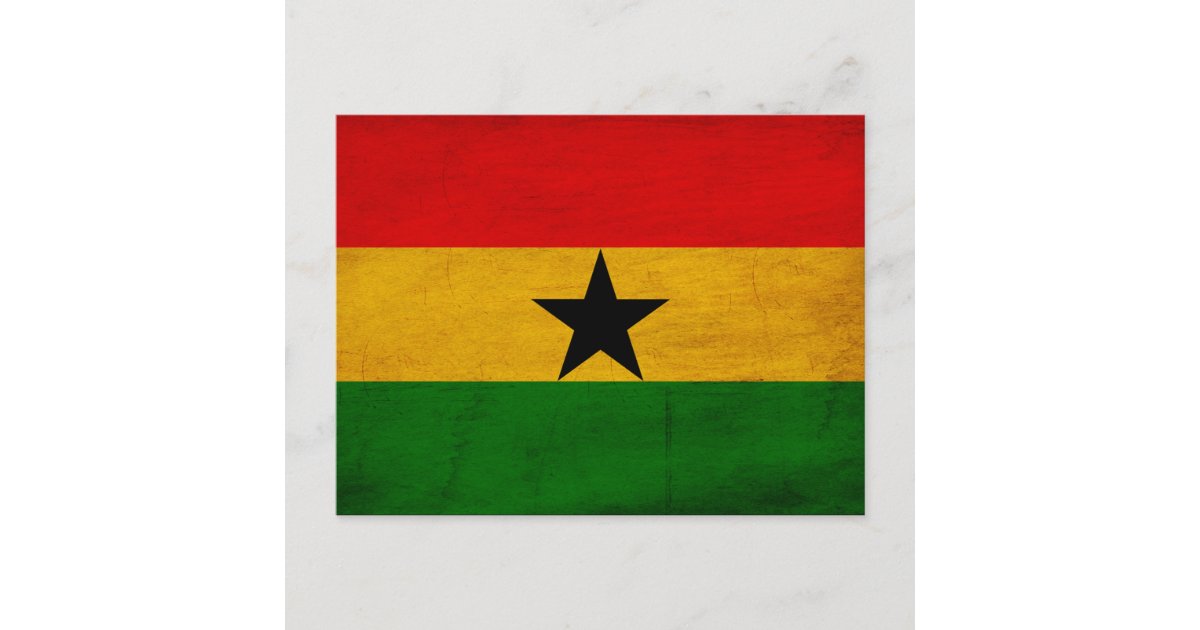 Ghana Flag Postcard | Zazzle