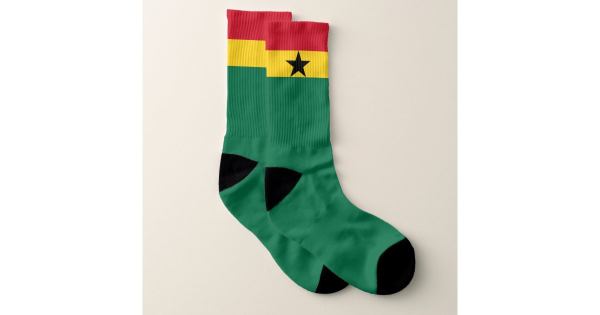 Ghana Flag Socks | Zazzle.com
