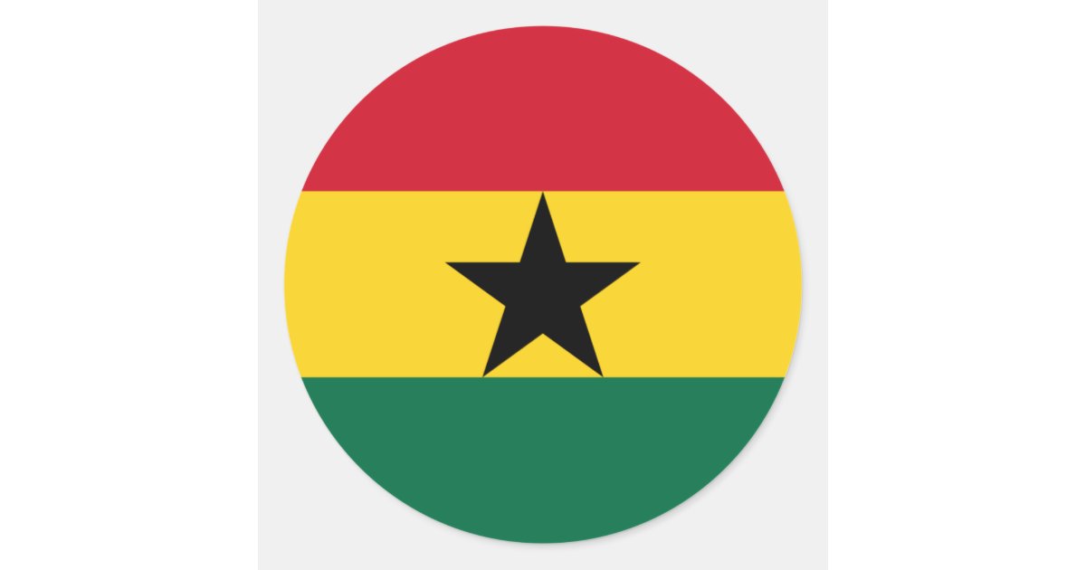 Ghana flag Sticker | Zazzle