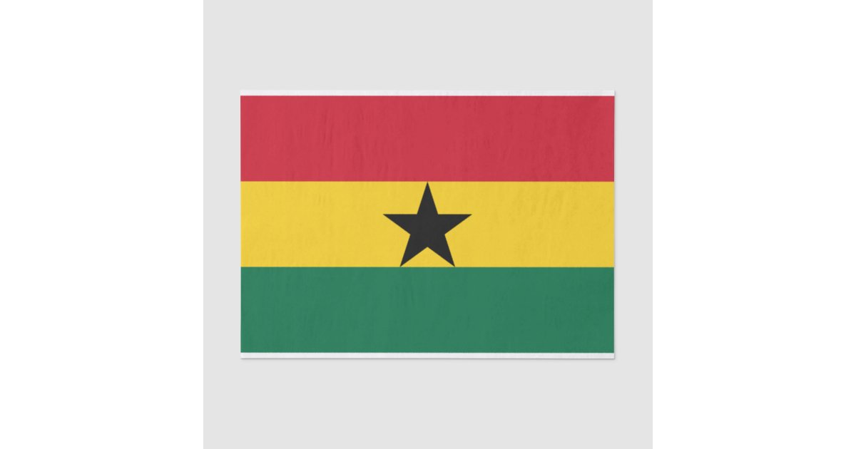Ghana Flag Tissue Paper | Zazzle