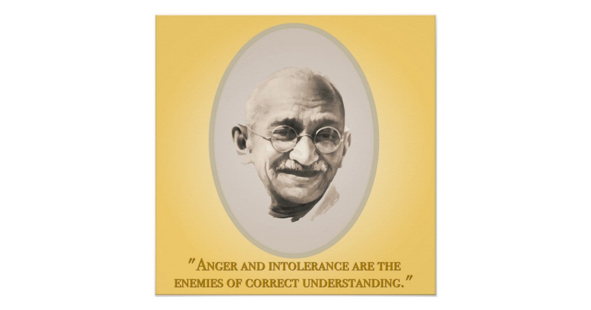 Ghandi Poster | Zazzle