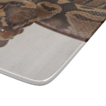 Ghost Ball Python Cutting Board | Zazzle