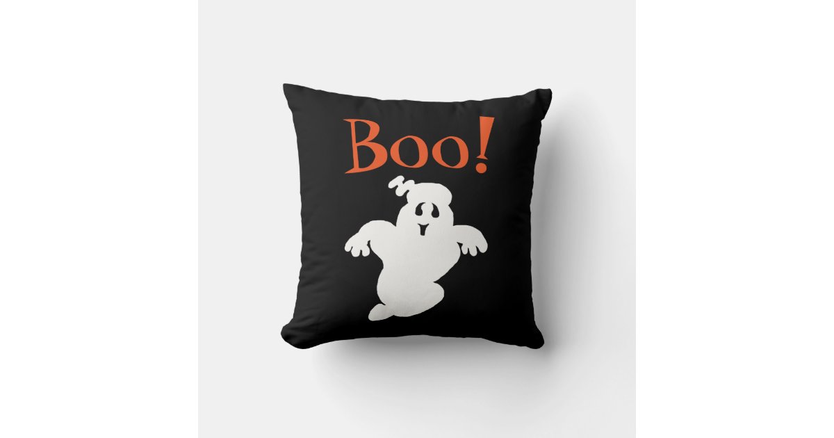 Ghost Boo Pillow | Zazzle