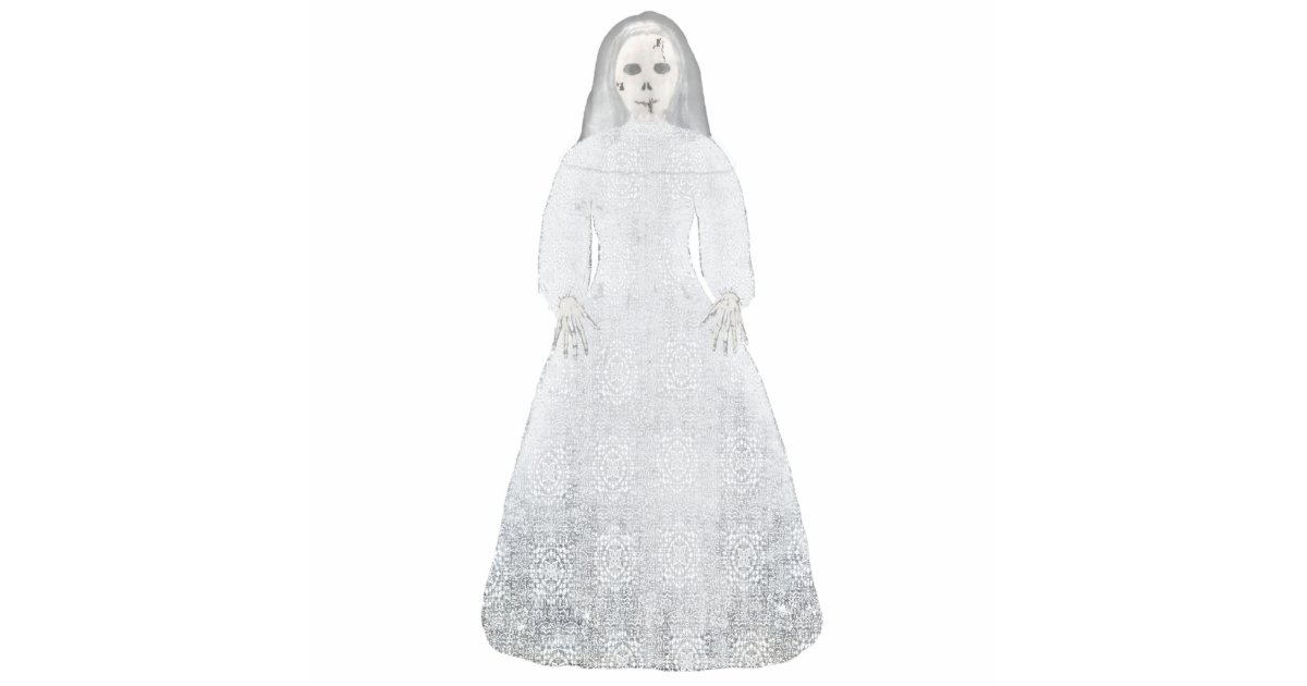Ghost Bride Creepy Halloween Photo Sculpture | Zazzle