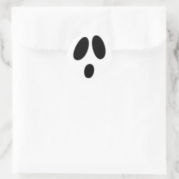 Ghost Face Sticker | Zazzle