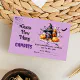 Ghost Halloween Guess How Many Candies Game Enclosure Card | Zazzle