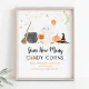 Ghost Halloween Guess How Many Candy Corns Game Poster | Zazzle