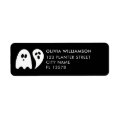 Ghost Halloween Label | Zazzle