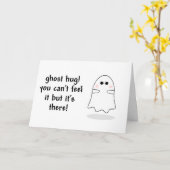 Ghost hug customize card | Zazzle