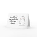 Ghost hug customize card | Zazzle
