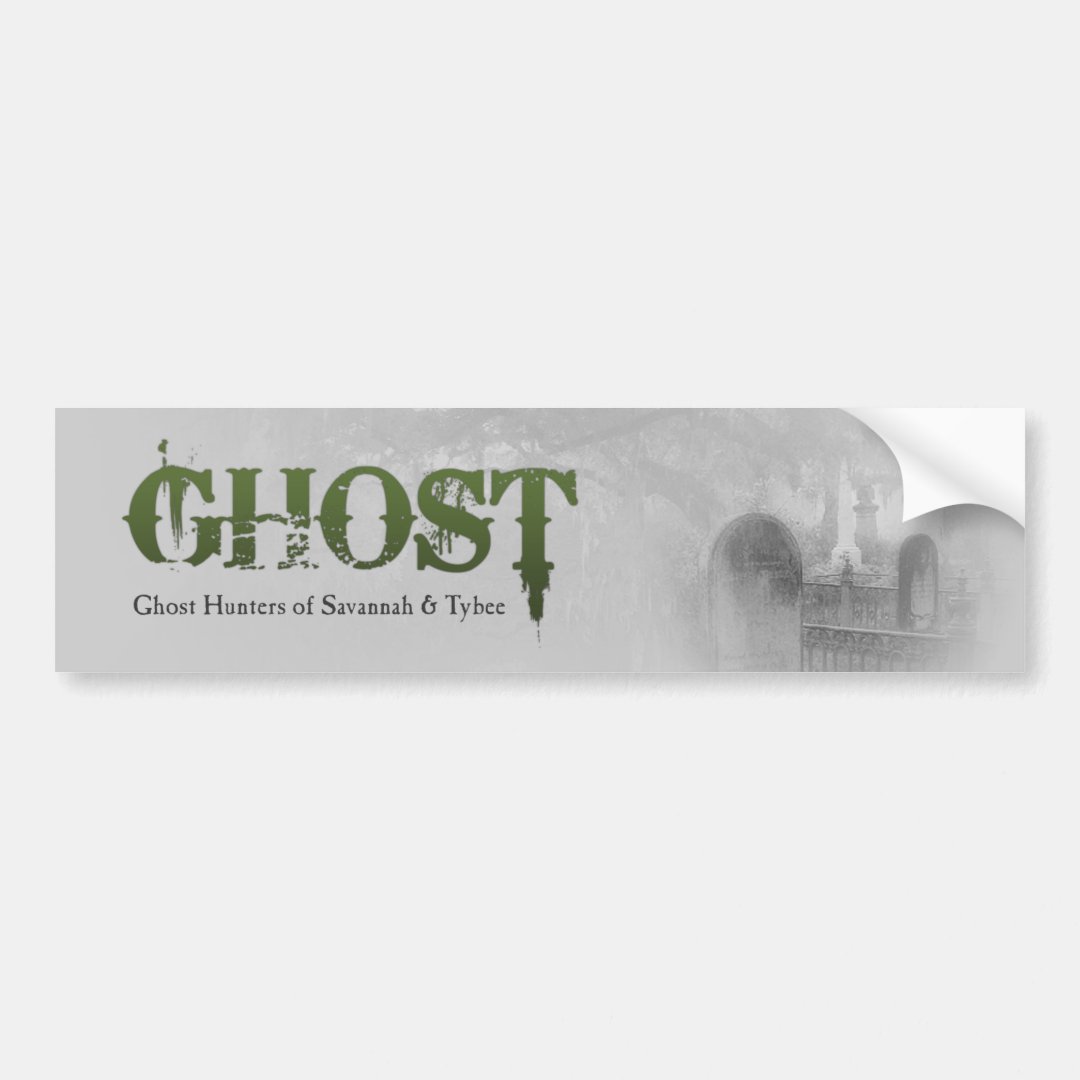 GHOST Logo Bumper Sticker | Zazzle