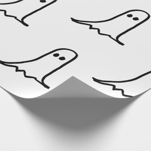 GHOST MATTE Wrapping Paper | Zazzle