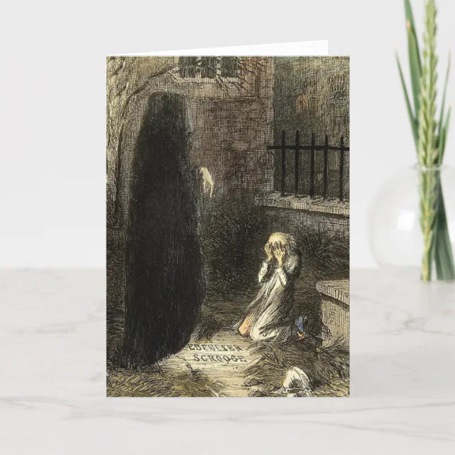 Ghost of Christmas Future A Christmas Carol Card | Zazzle