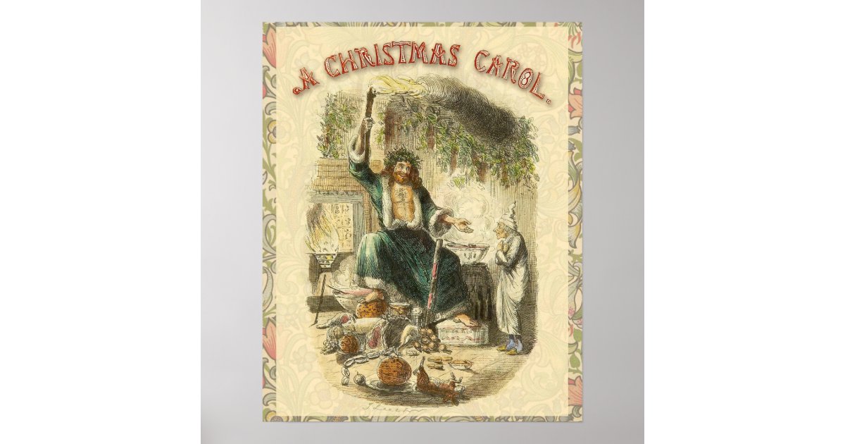 Ghost of Christmas Present Scrooge Poster | Zazzle