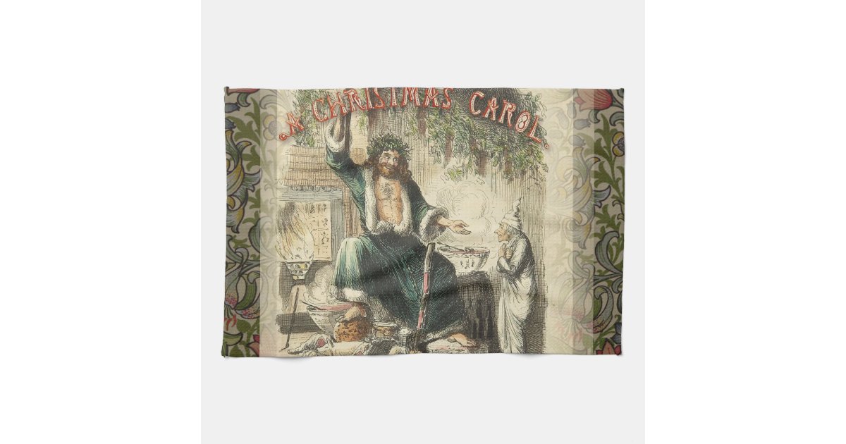 Ghost of Christmas Present Scrooge Towel | Zazzle