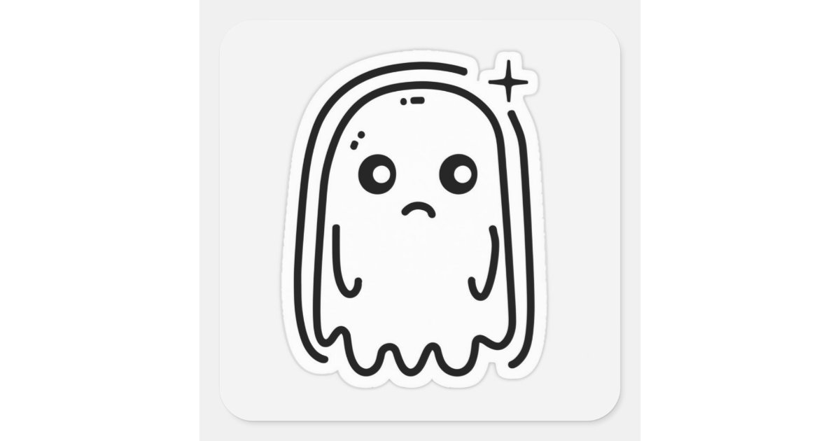Ghost Of Disapproval Sticker | Zazzle