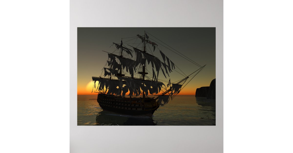 Ghost Ship Poster | Zazzle