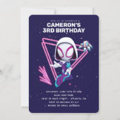 Ghost Spider | Girl's Birthday Invitation | Zazzle
