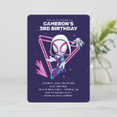 Ghost Spider | Girl's Birthday Invitation | Zazzle