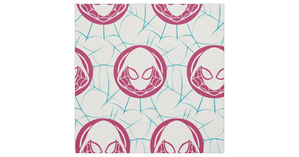 Ghost-Spider Icon Fabric | Zazzle