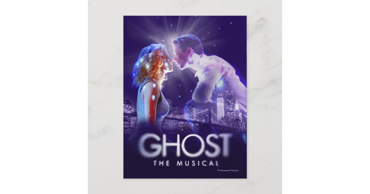 GHOST - The Musical Logo Postcard | Zazzle