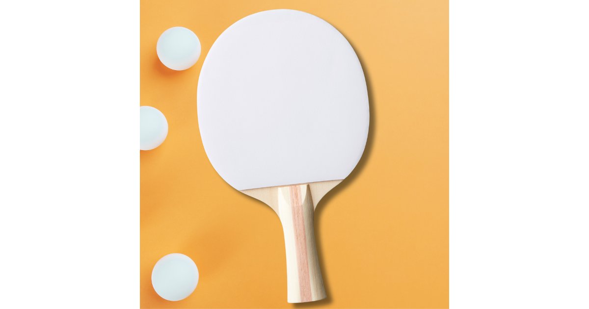Ghost White Solid Color Ping Pong Paddle | Zazzle