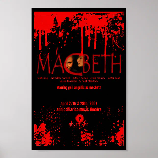 Ghostlight Macbeth Poster | Zazzle
