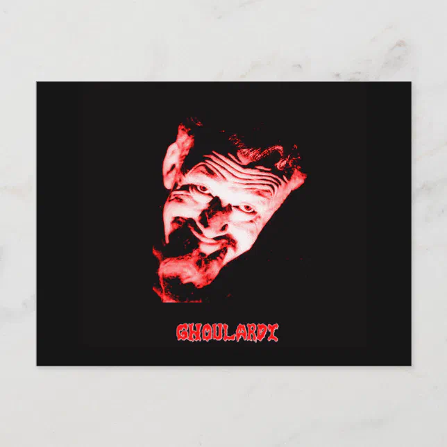 Ghoulardi (Red) Postcard | Zazzle