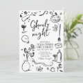 Ghouls Night Adult Halloween Party Girls Night Invitation | Zazzle