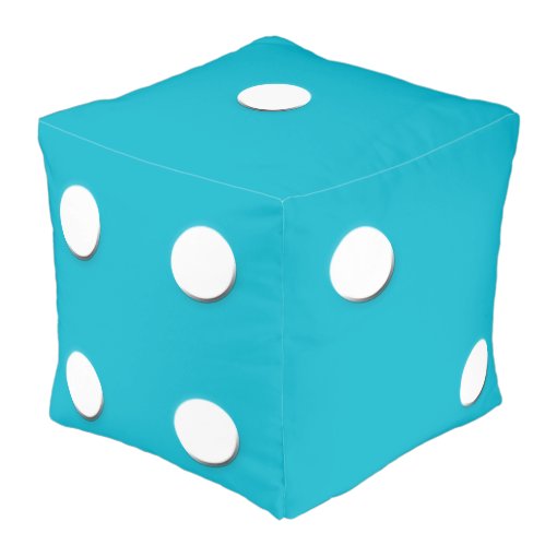 Giant 6 Sided Die (Funny Dice) Pouf | Zazzle