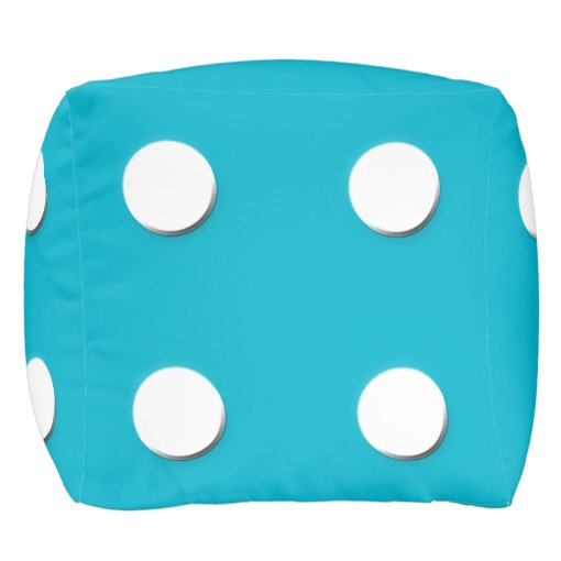 Giant 6 Sided Die (Funny Dice) Pouf | Zazzle