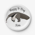 Giant Anteater Happy Birthday Paper Plates | Zazzle