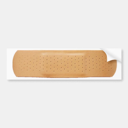 Giant Bandage Bumper Sticker | Zazzle.com