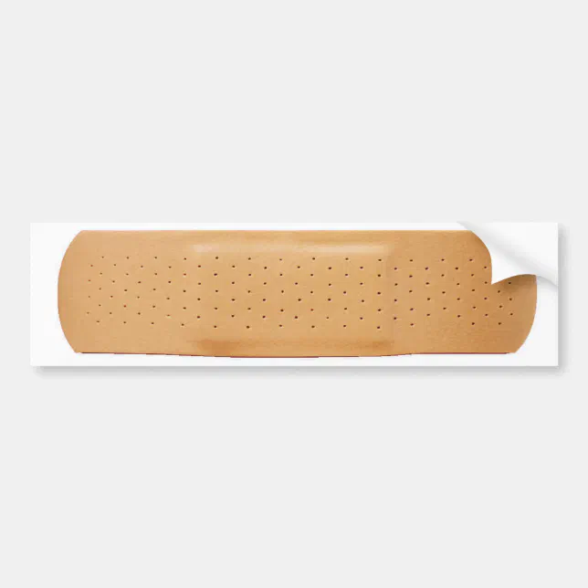 Giant Bandage Bumper Sticker | Zazzle